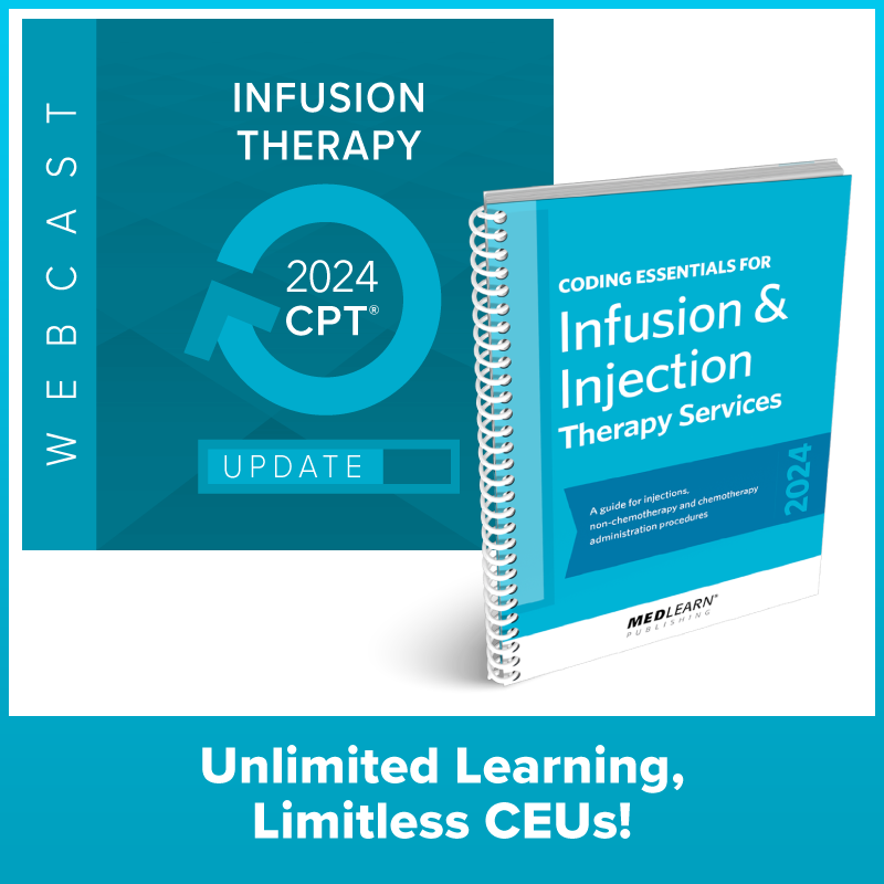 Coding Essentials for Infusion & Injection Therapy Services – MedLearn ...